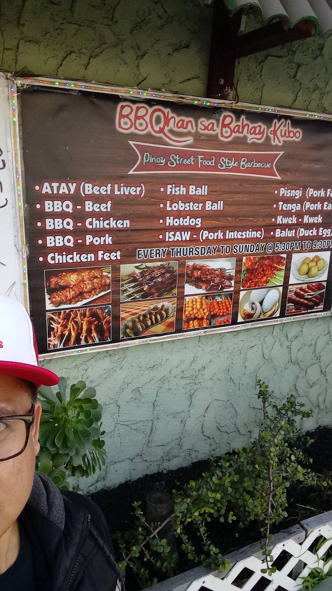Carta de Kubo Restaurant, formerly Bahay Kubo, Los Angeles