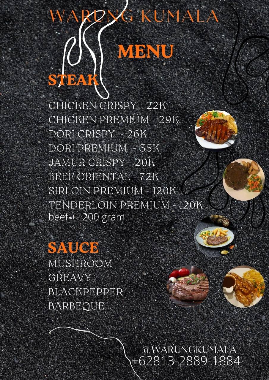 Menu at Kumala Coffee Eatery & Store restaurant, Kalibagor