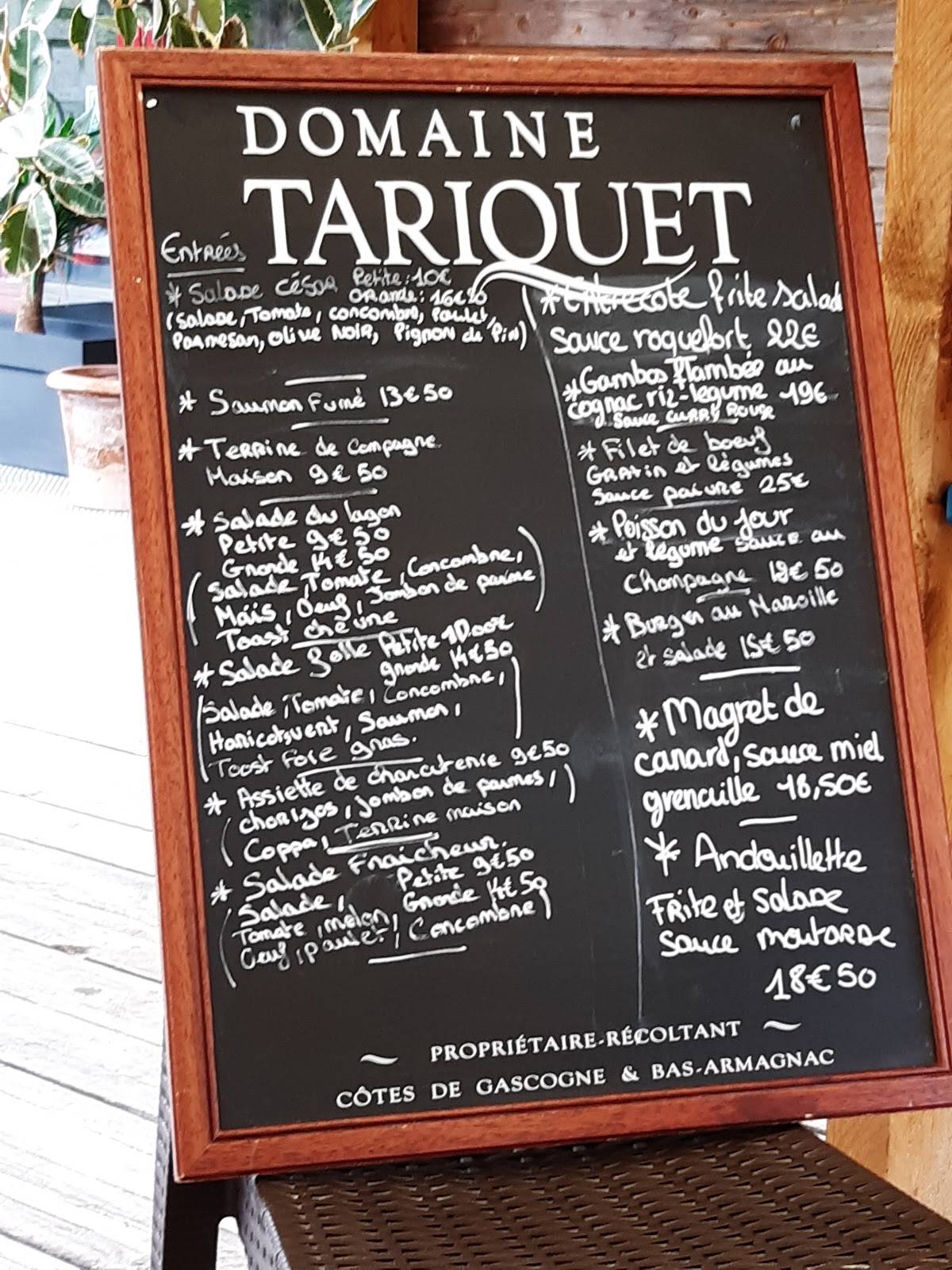 Menu au Le Lagon Bleu restaurant, Latilly, Rue de