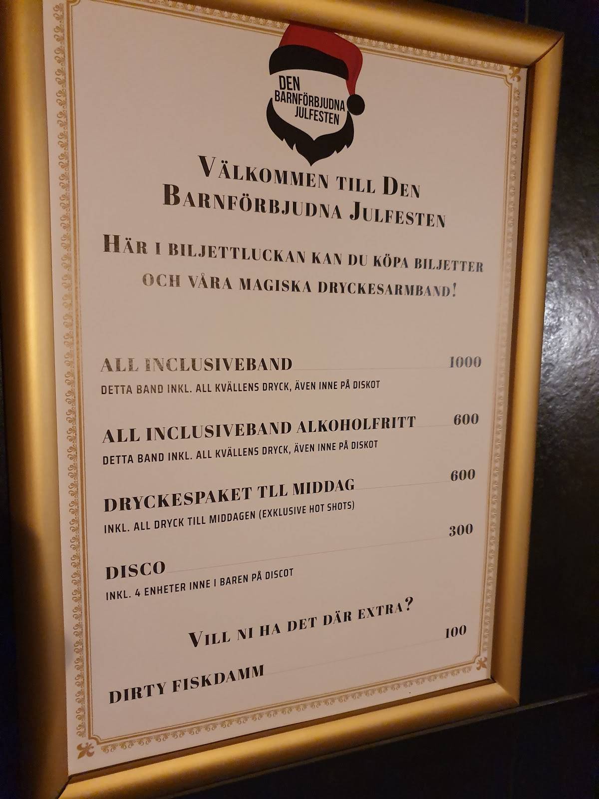 Menu at Le Rouge - Fransk restaurang restaurant, Stockholm