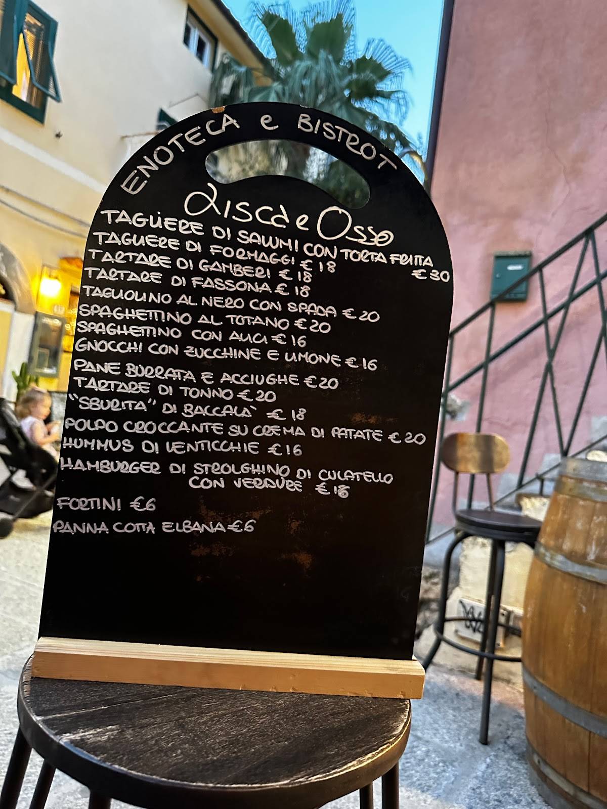Menu da Lisca e Osso pub & bar, Porto Azzurro