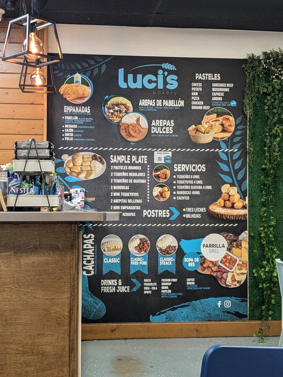 Menu at Luci's Restaurant, Lewisville