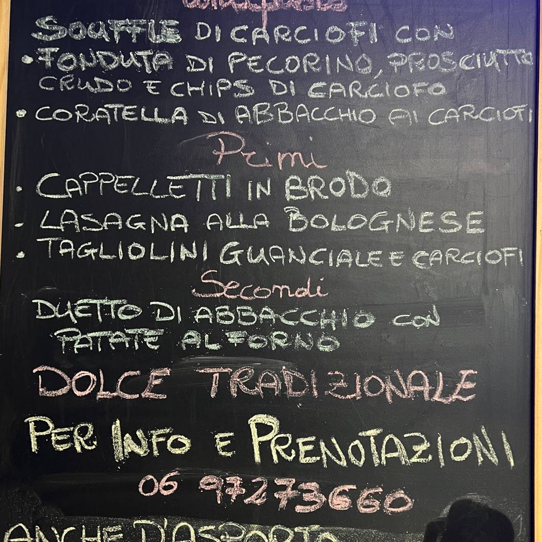 Speisekarte von Magna e Bevi pizza, ROM