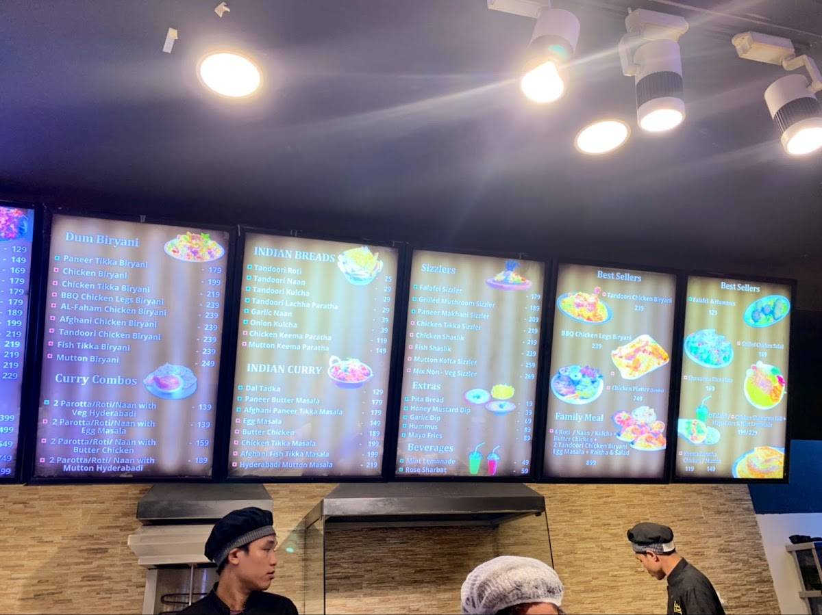 Menu at Marhaba Arabian Kebab House, Kakinada