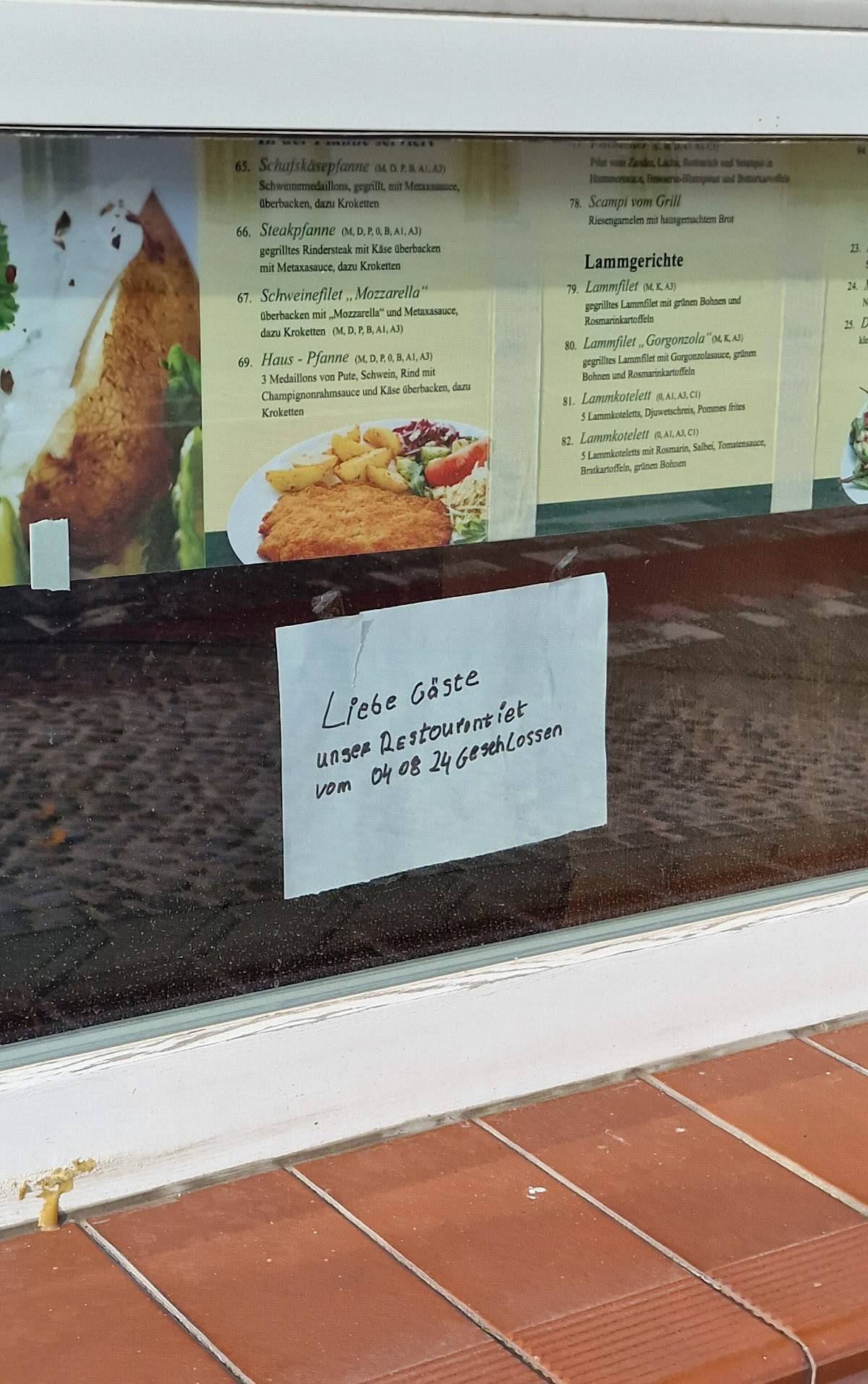 Speisekarte von Restaurant Medaillon, Stendal