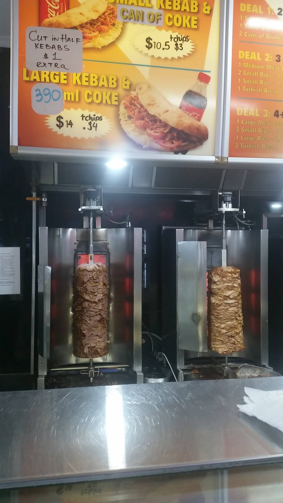 Menu at Melbourne Kebabs & Grill restaurant, Thomastown