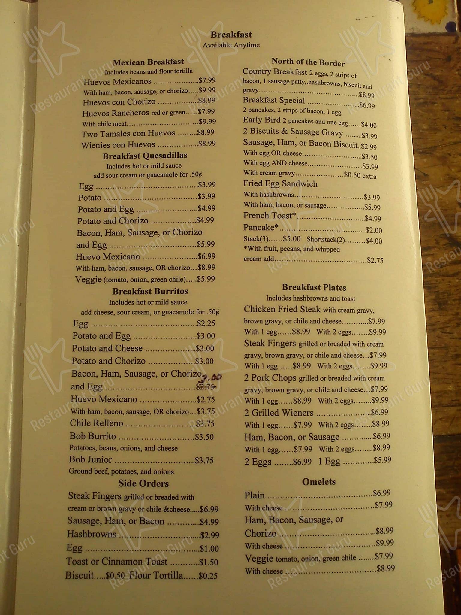 Menu at Moongate Cafe, Las Cruces, Bataan Mem W