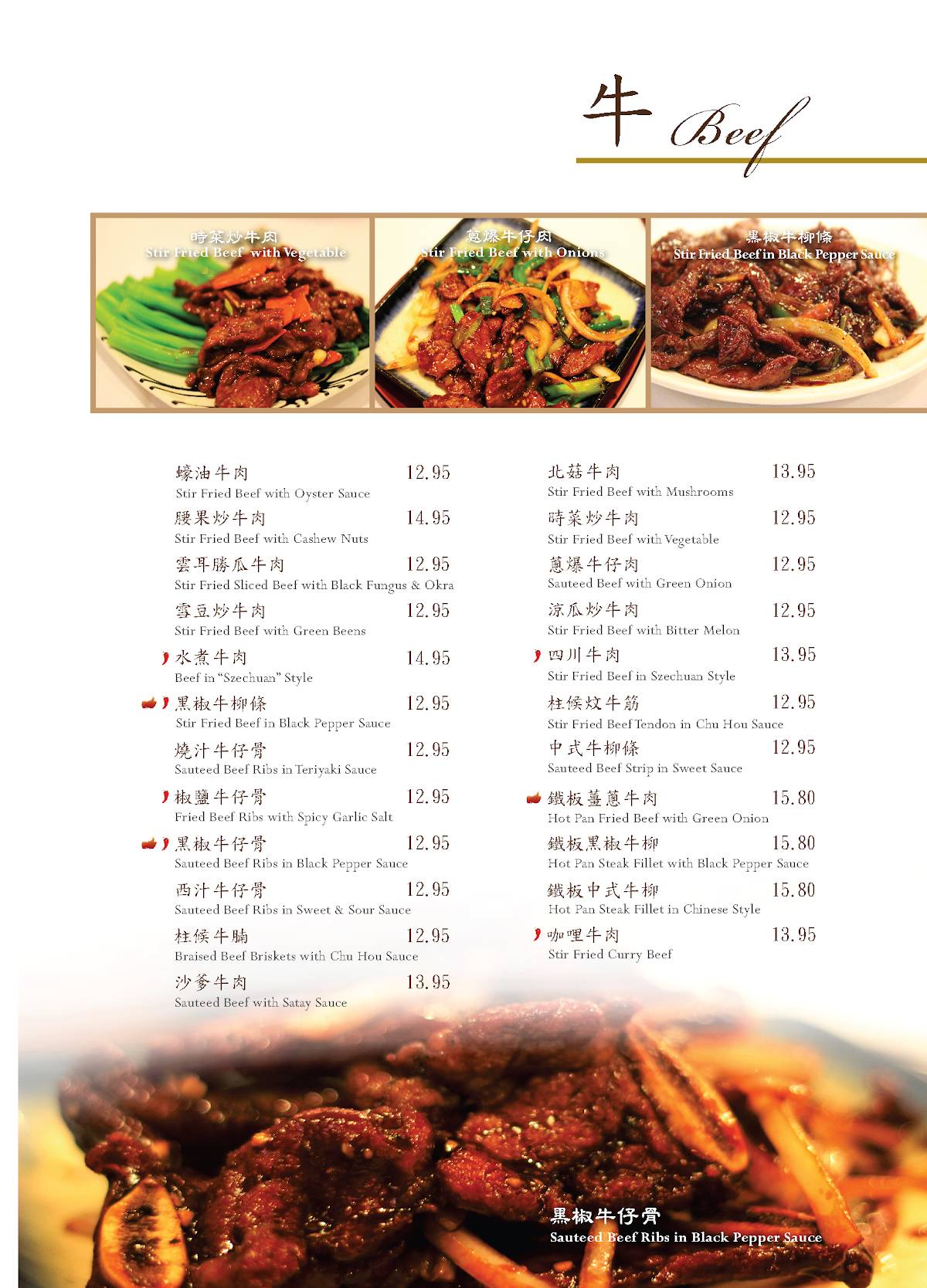 Menu at New Choice Restaurant, Richmond Hill
