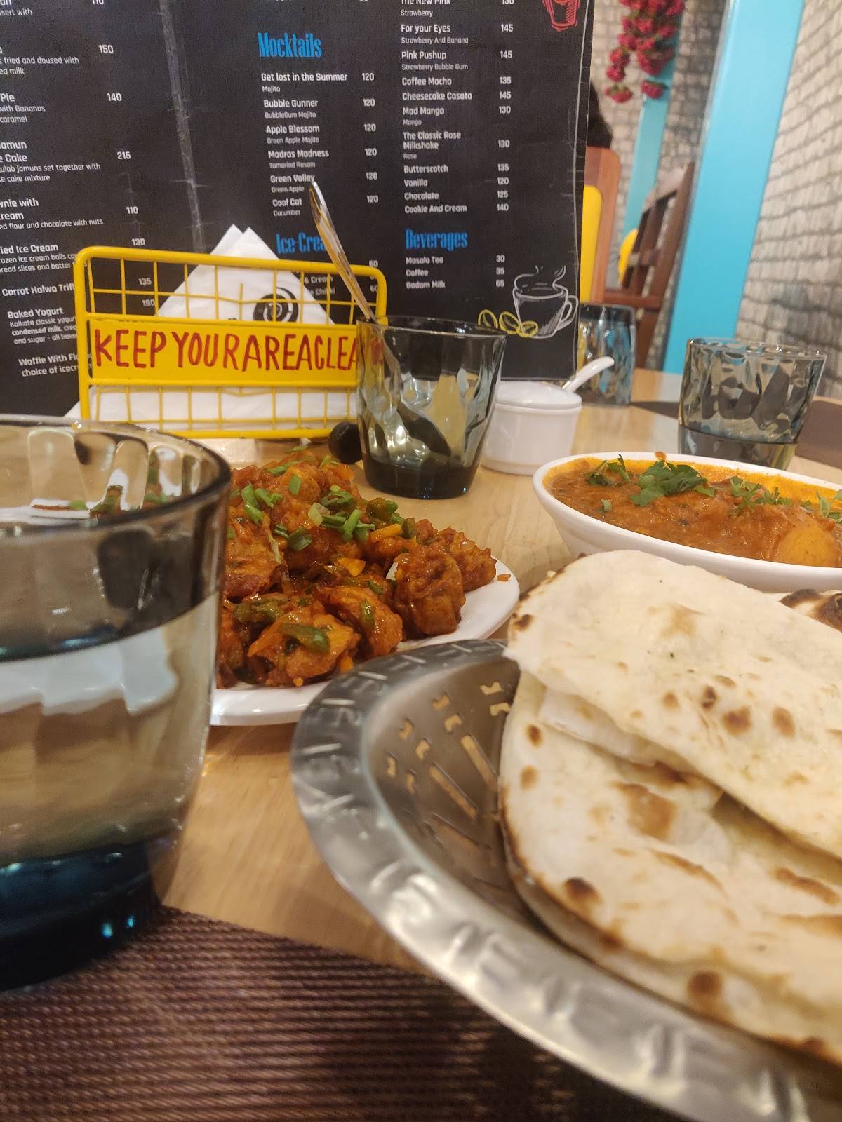 Menu at One Fine Day, Erode