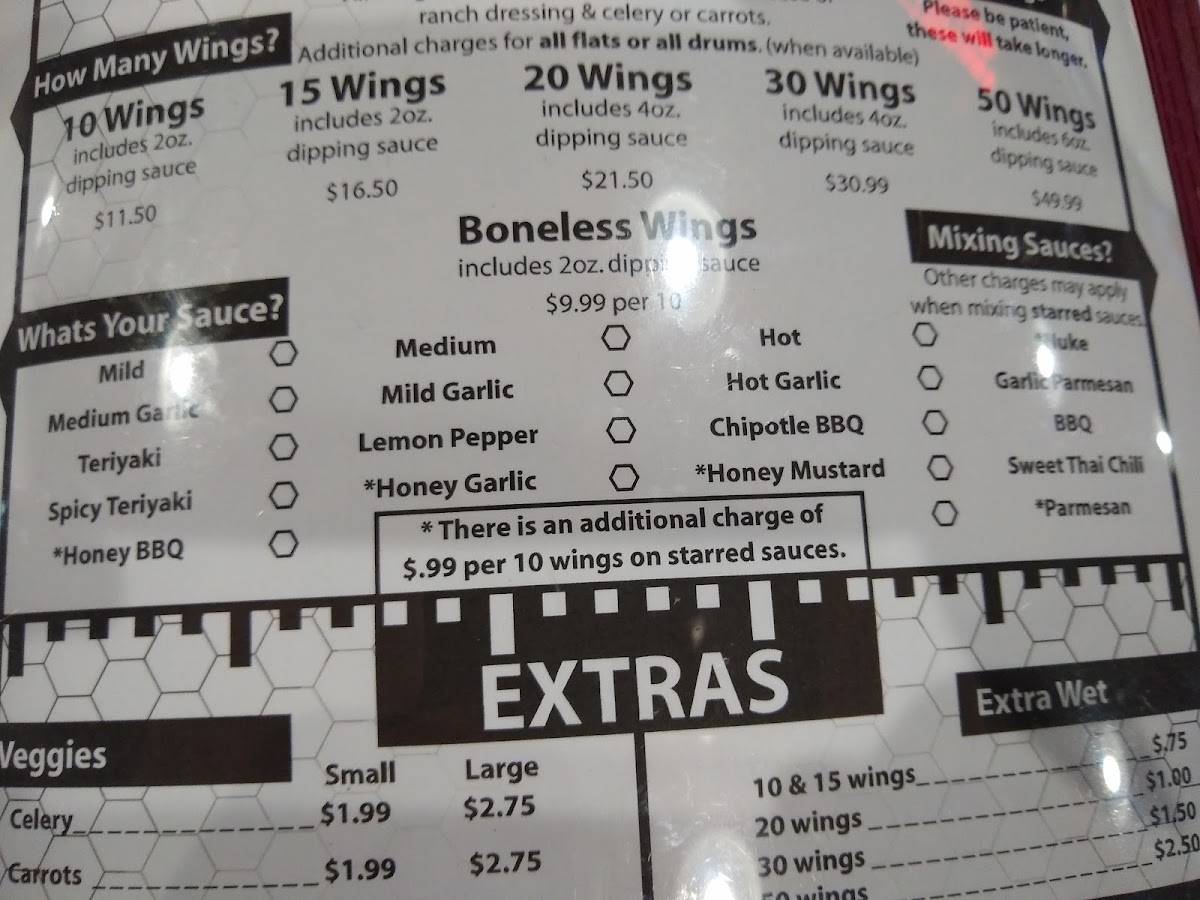 Menu at Papa Bees restaurant, Longwood, 480 S Ronald Reagan Blvd
