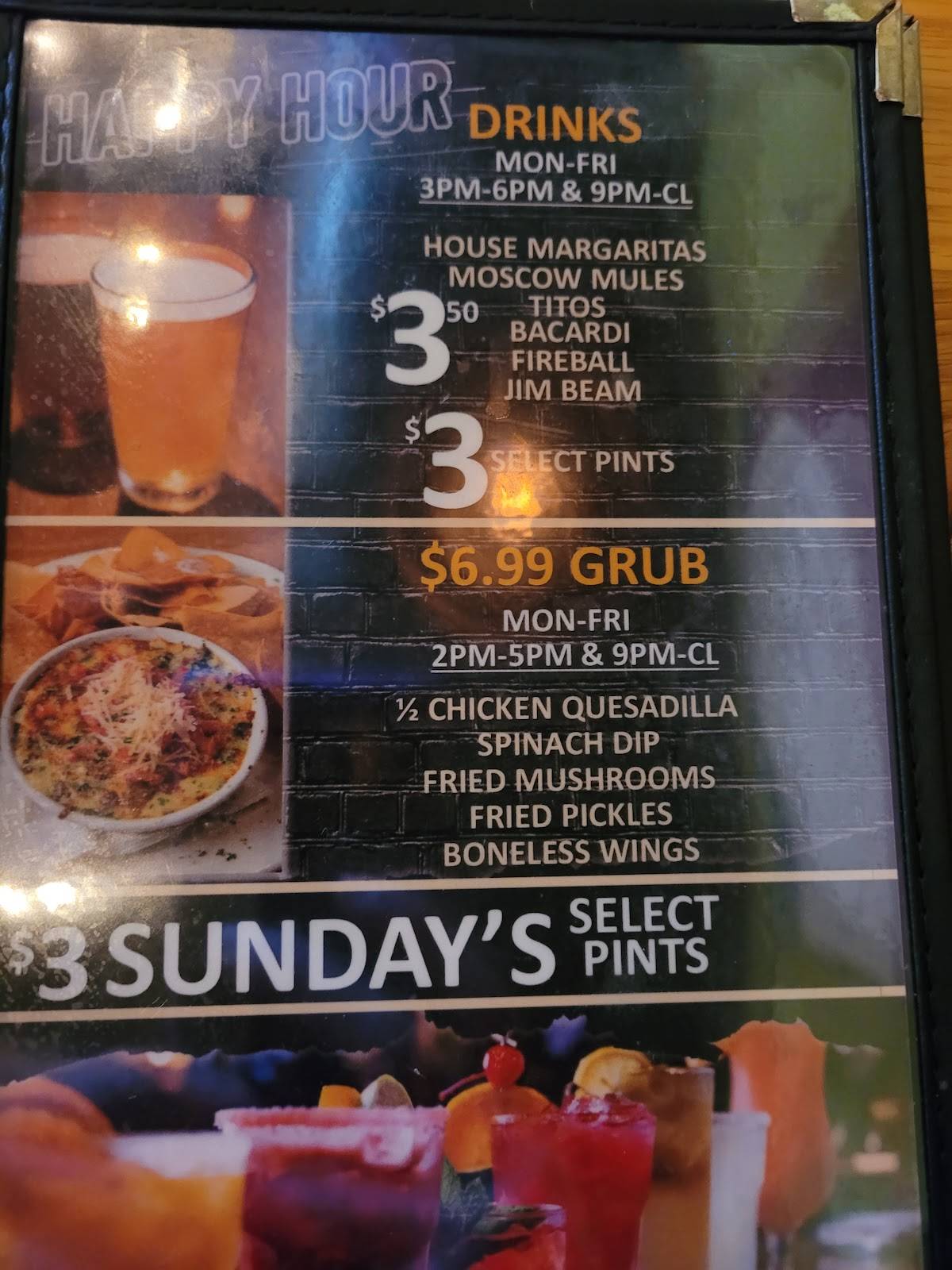 Menu at Purple Onion restaurant, Cabot, S Pine St