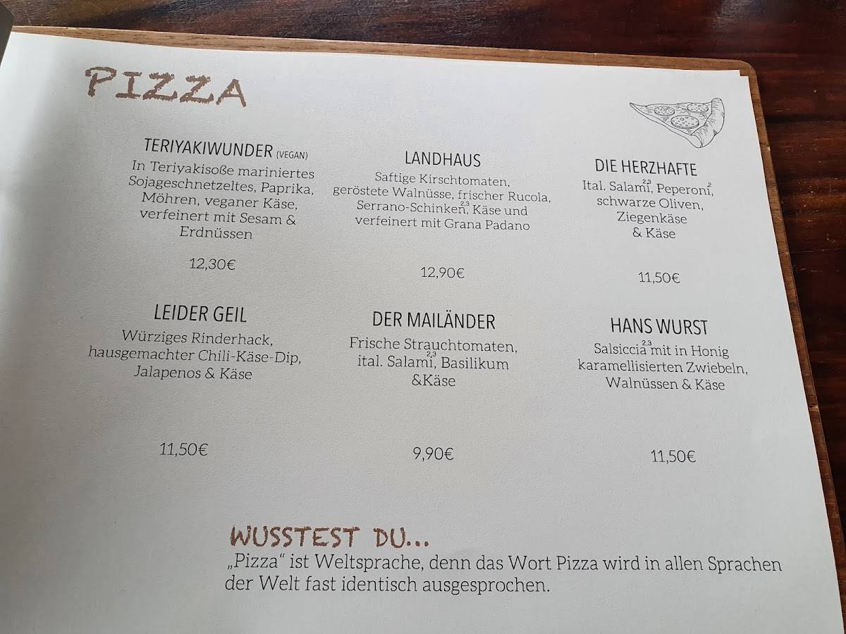 Speisekarte von Riverside Bramsche restaurant, Bramsche