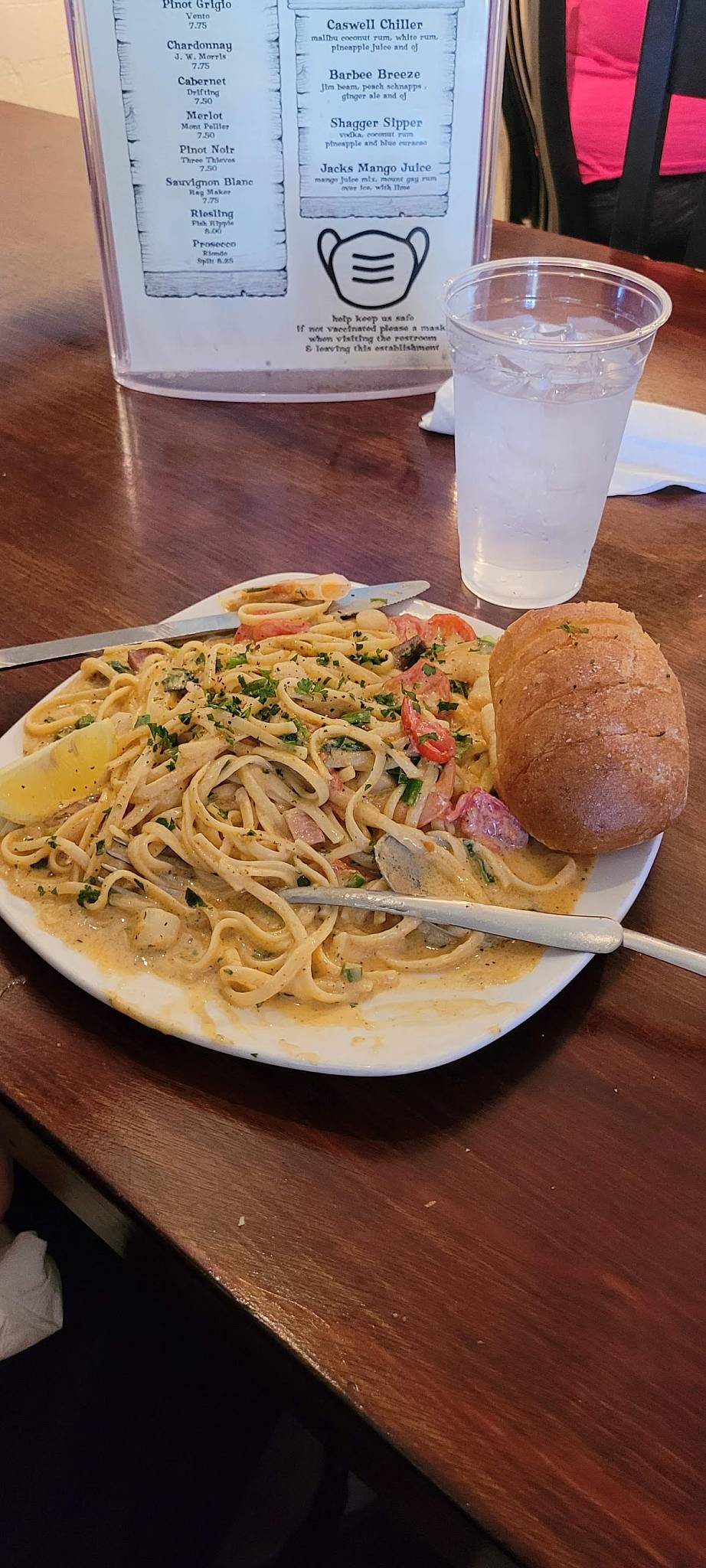Menu at Shagger Jacks restaurant, Oak Island