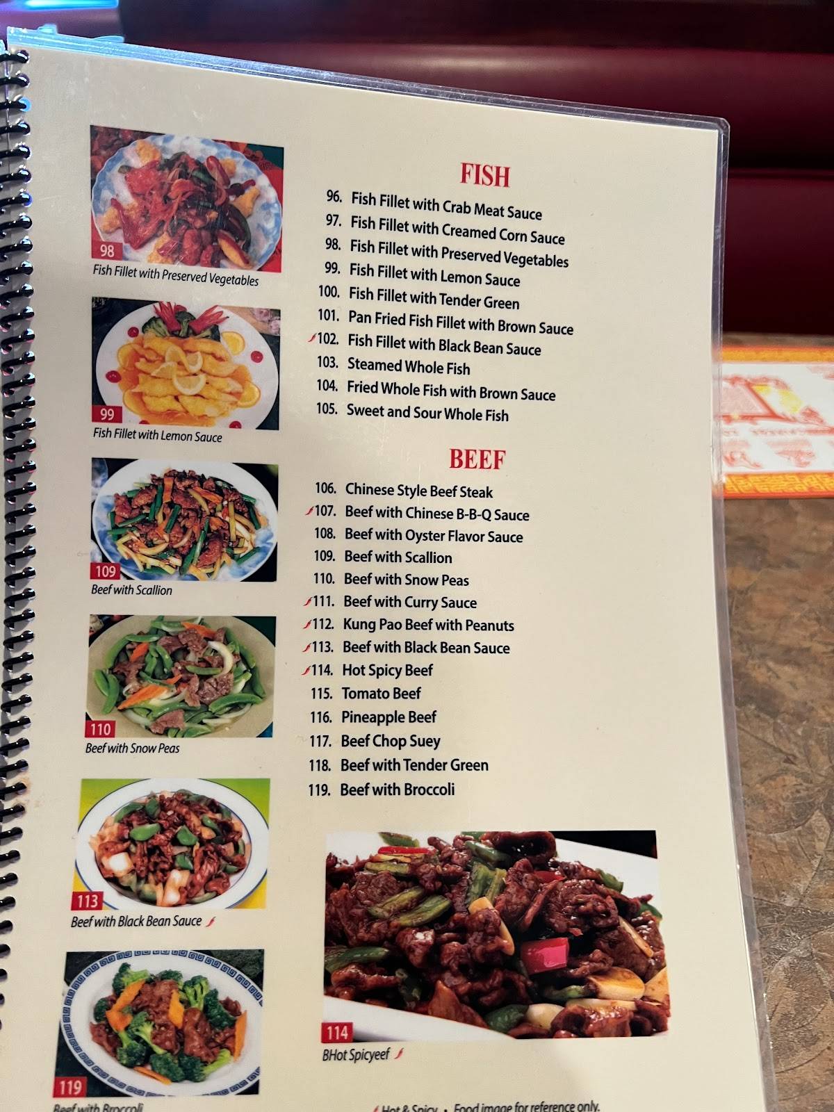 Menu at Silver Palace Chinese Restaurant, Whittier