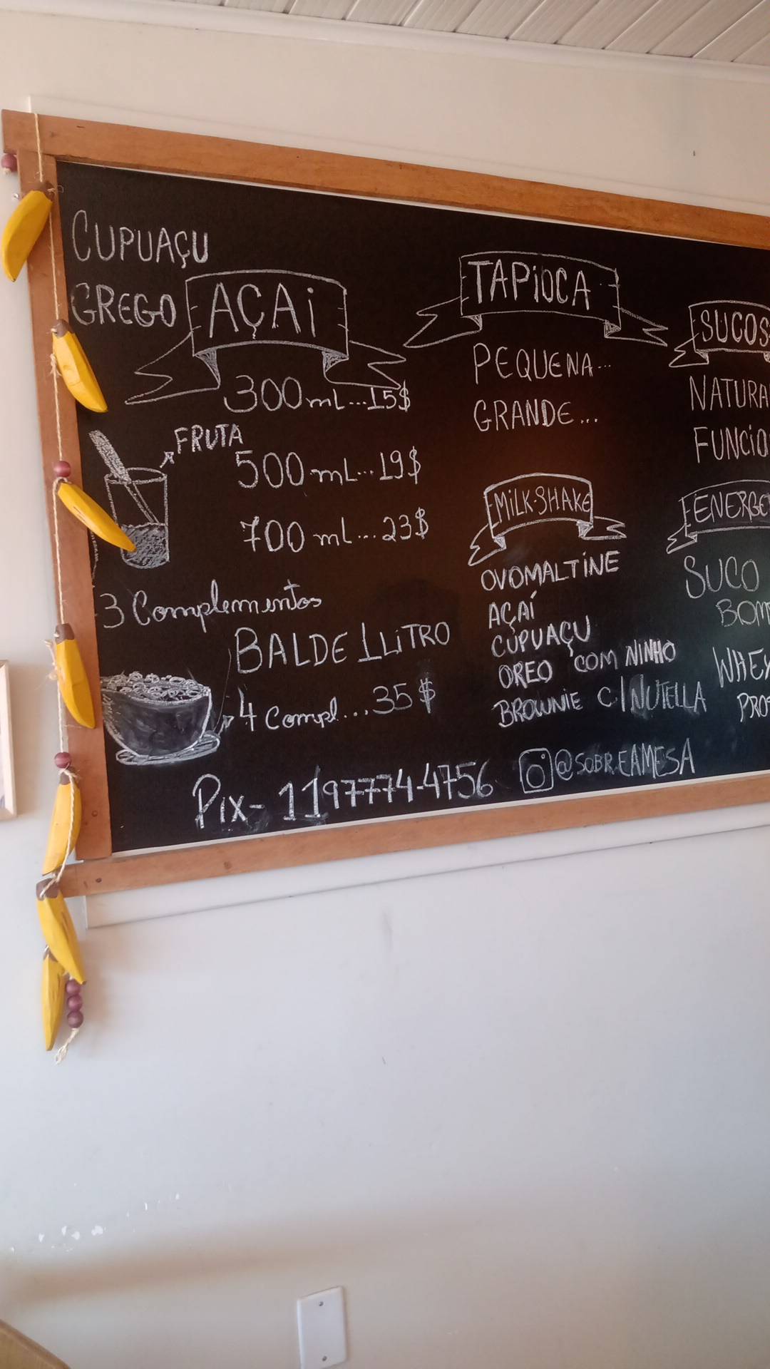 Menu em Sobre a Mesa - Tapioca e Açaí restaurante, São Paulo