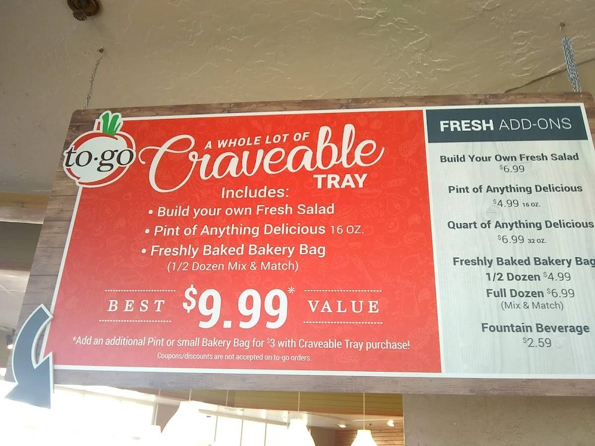 Menu at Souplantation restaurant, Rancho Cucamonga