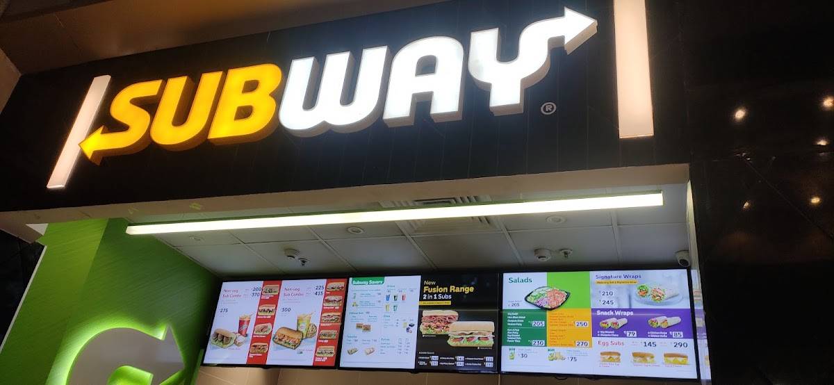 Menu at Subway Gaur City Mall, Ghaziabad