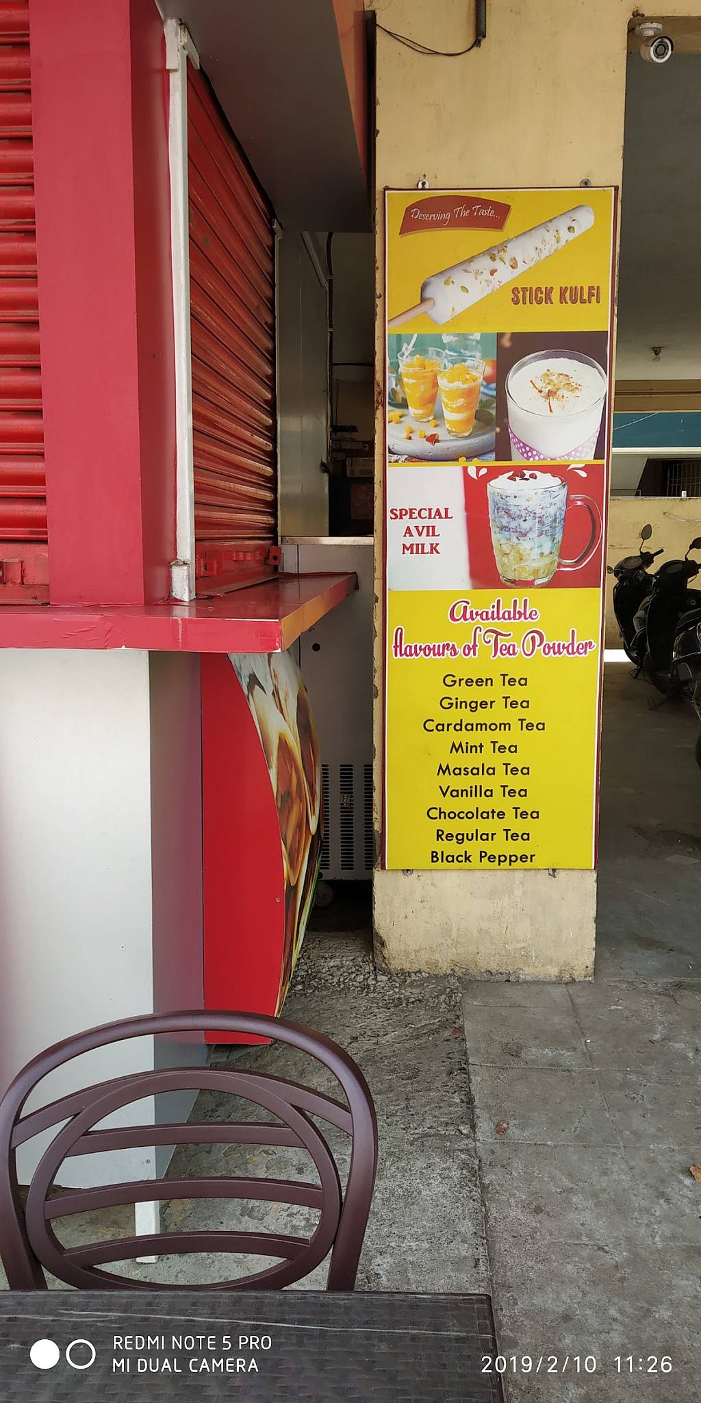 Menu at Take A Break, Chennai, W6R5+WF2