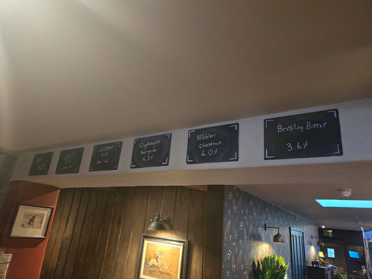 Menu at The Brisley Bell restaurant, Brisley, The Grn