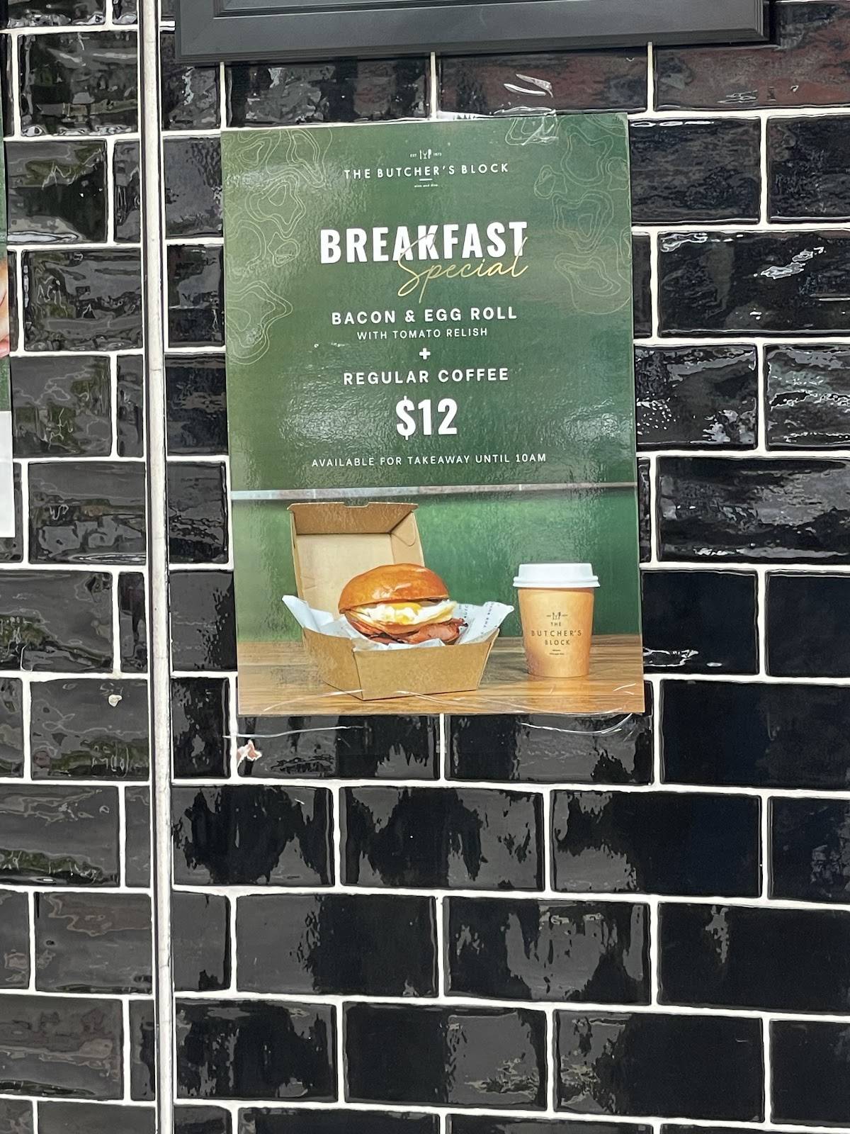 Menu at The Butcher's Block restaurant, Wahroonga, 15 Redleaf Ave