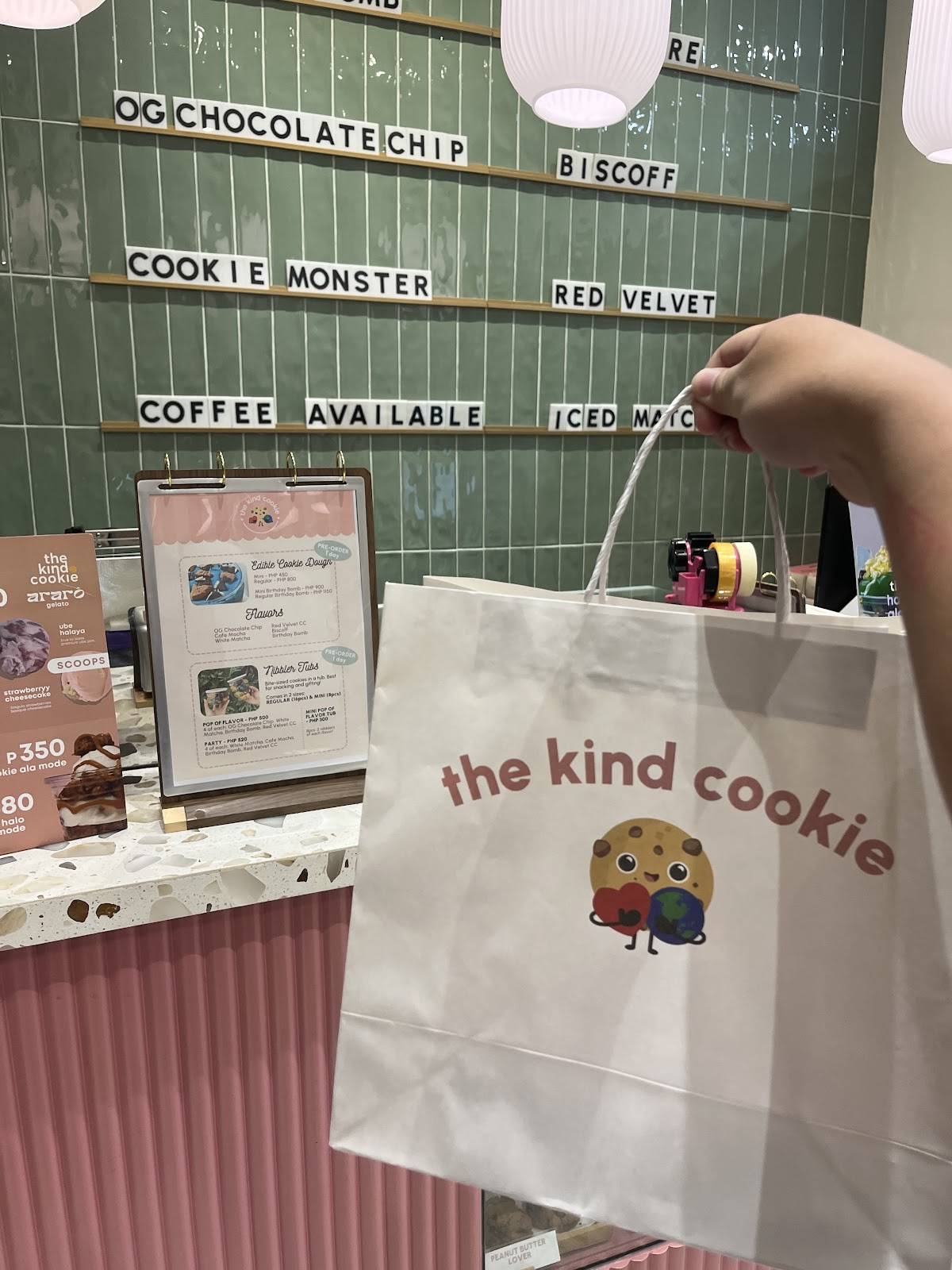 Menu at The Kind Cookie PH, Makati