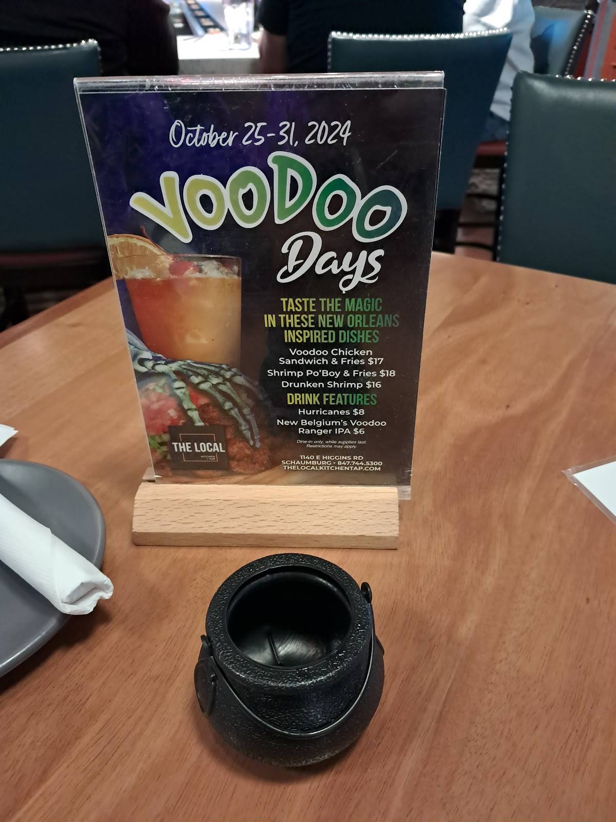 Menu at The Local Kitchen & Tap restaurant, Schaumburg