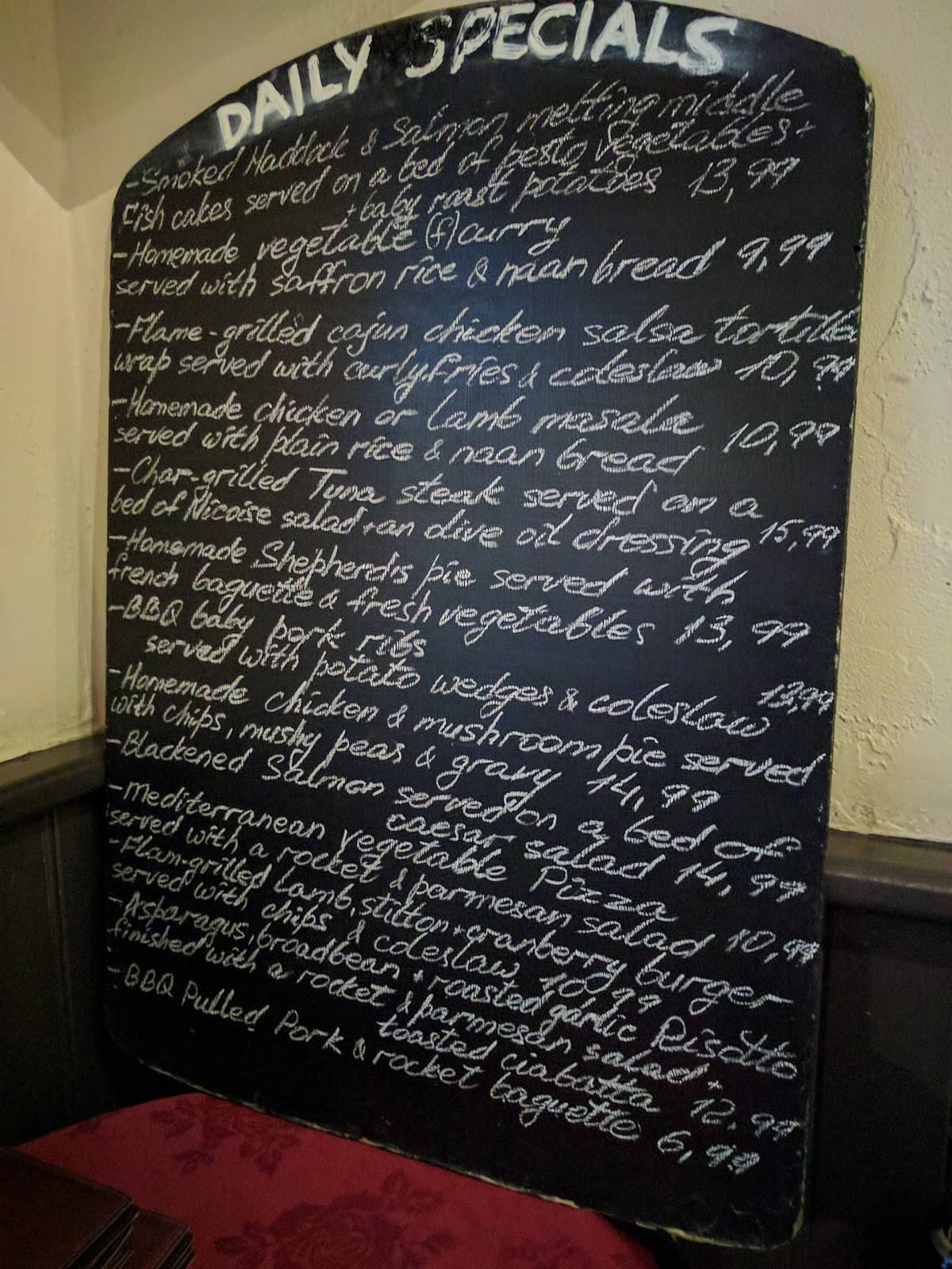 Menu at The Pheasant Inn & Restaurant Heathrow (over 18s only), Hayes ...