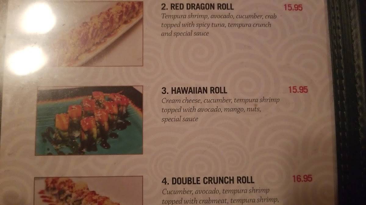 Menu at Tokyo Restaurant & Sushi Bar, Wasilla