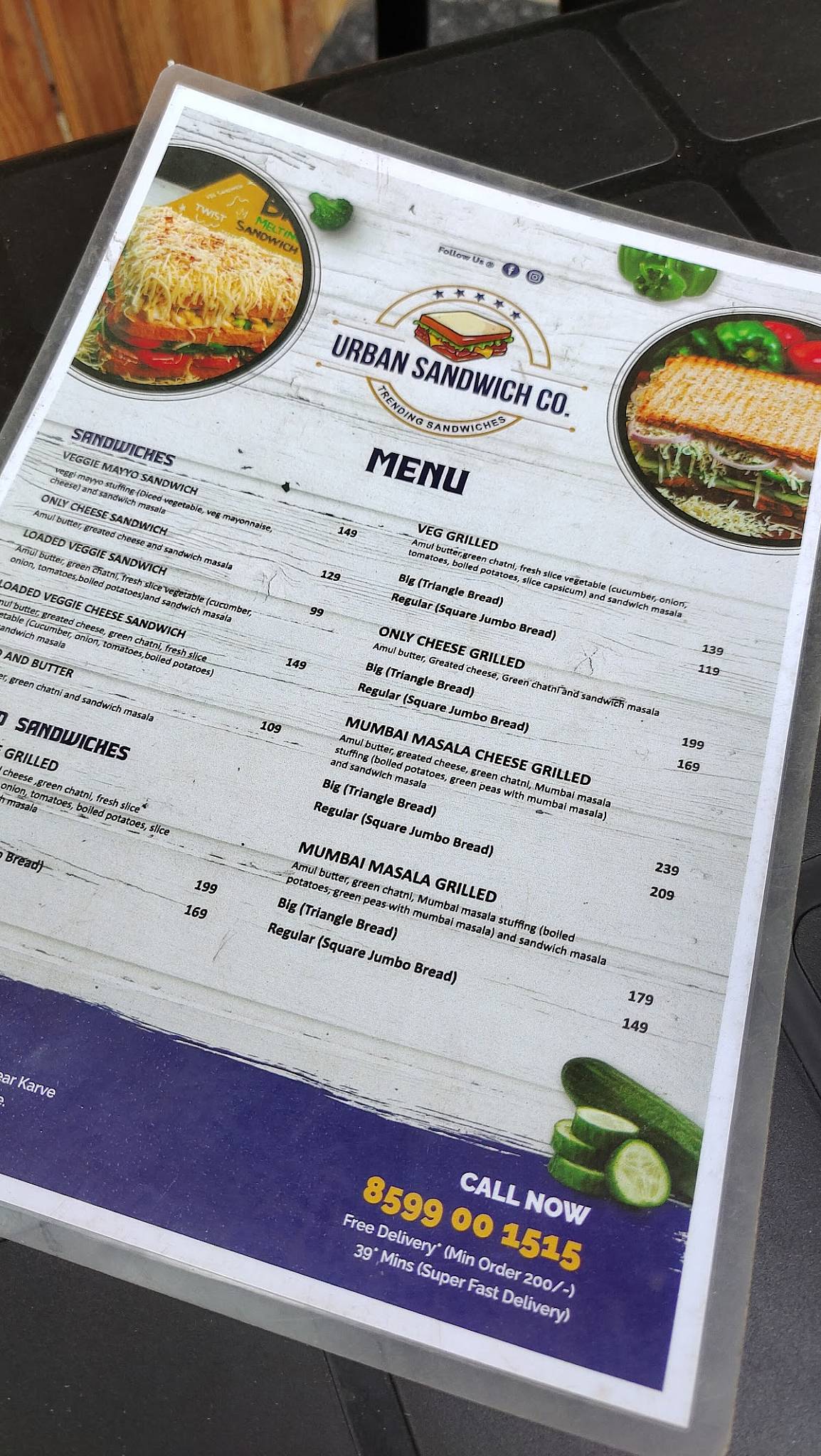 Menu at Veg Sutra Kothrud, Pune