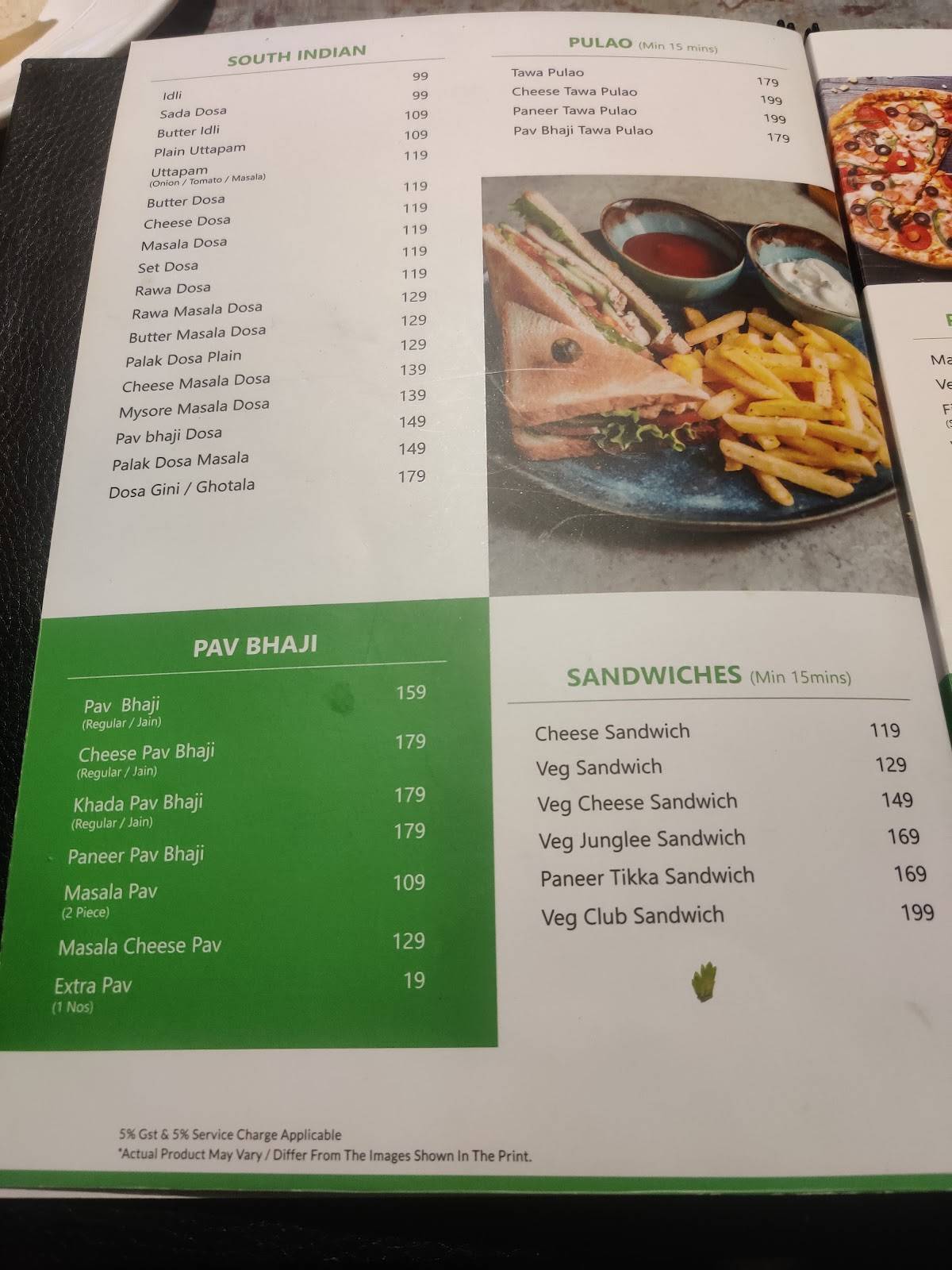 Menu at Veggies - Pure Veg Fast Food Restaurant, Lonavala