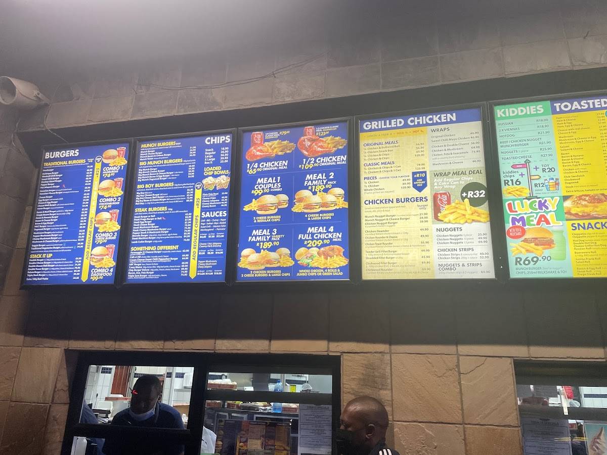 Menu at Windmill Roadhouse restaurant, East London