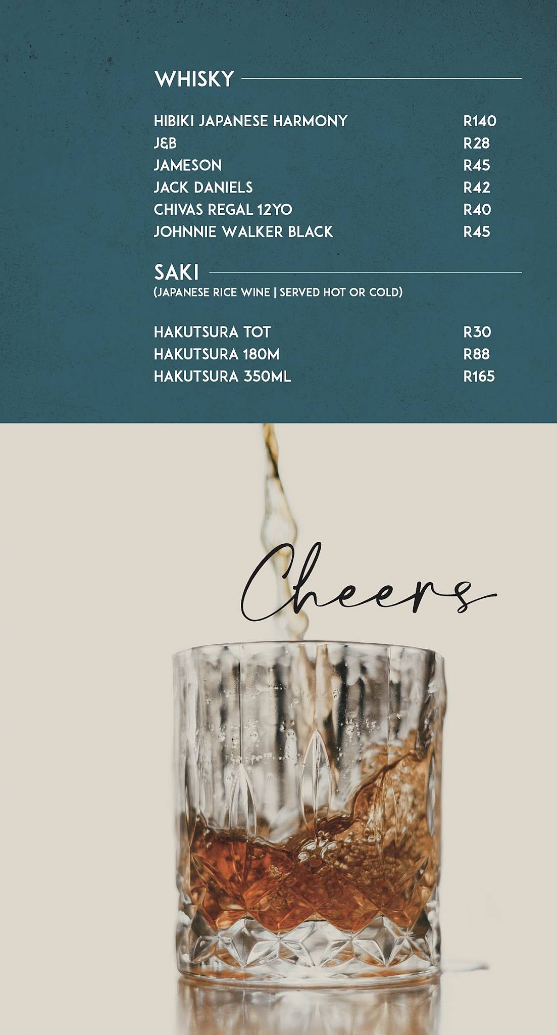 Menu at Yamakado Sushi Restaurant Fourways, Sandton