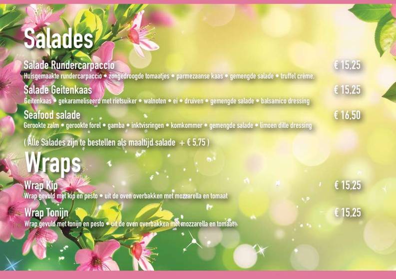 Menu at Restaurant & Partycentrum "De Mert", Swalmen