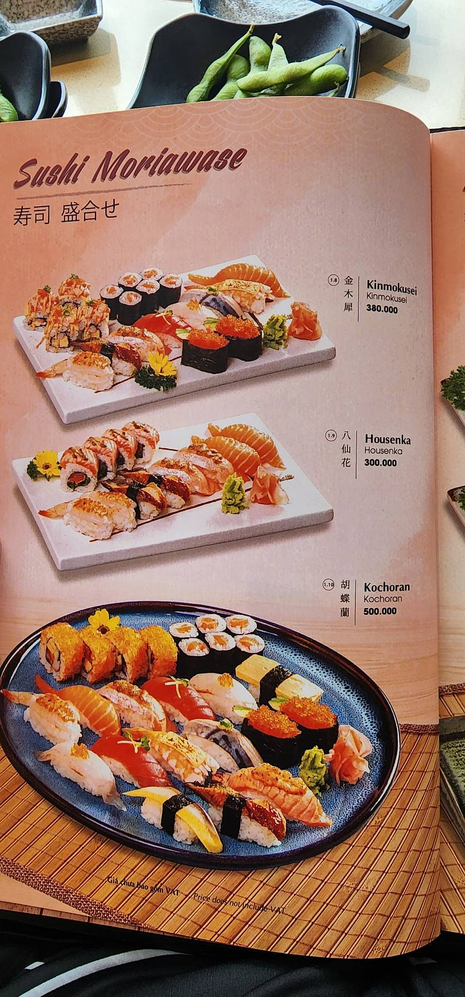 Menu at iSushi Aeon Bình Tân restaurant, Ho Chi Minh City