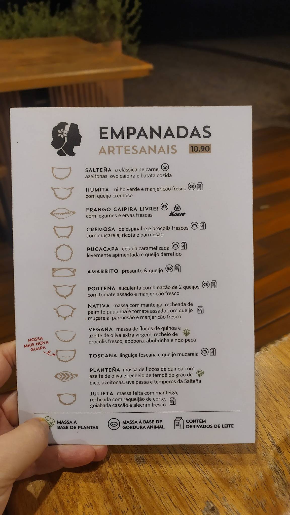 Menu em La Guapa Empanadas café, Ribeirão Preto