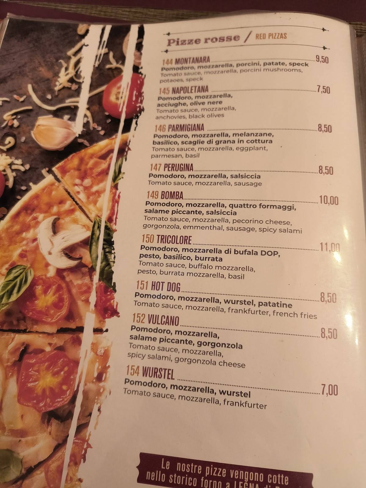 Menu at Ristorante Ferrari Perugia, Perugia