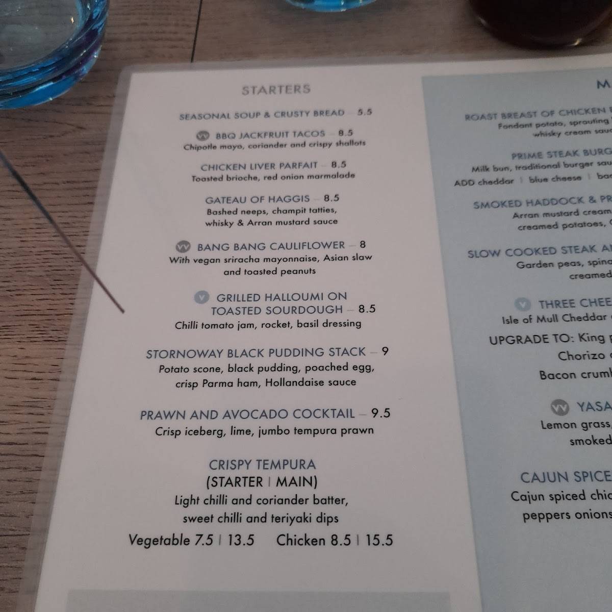 Menu at River House Stirling restaurant, Stirling