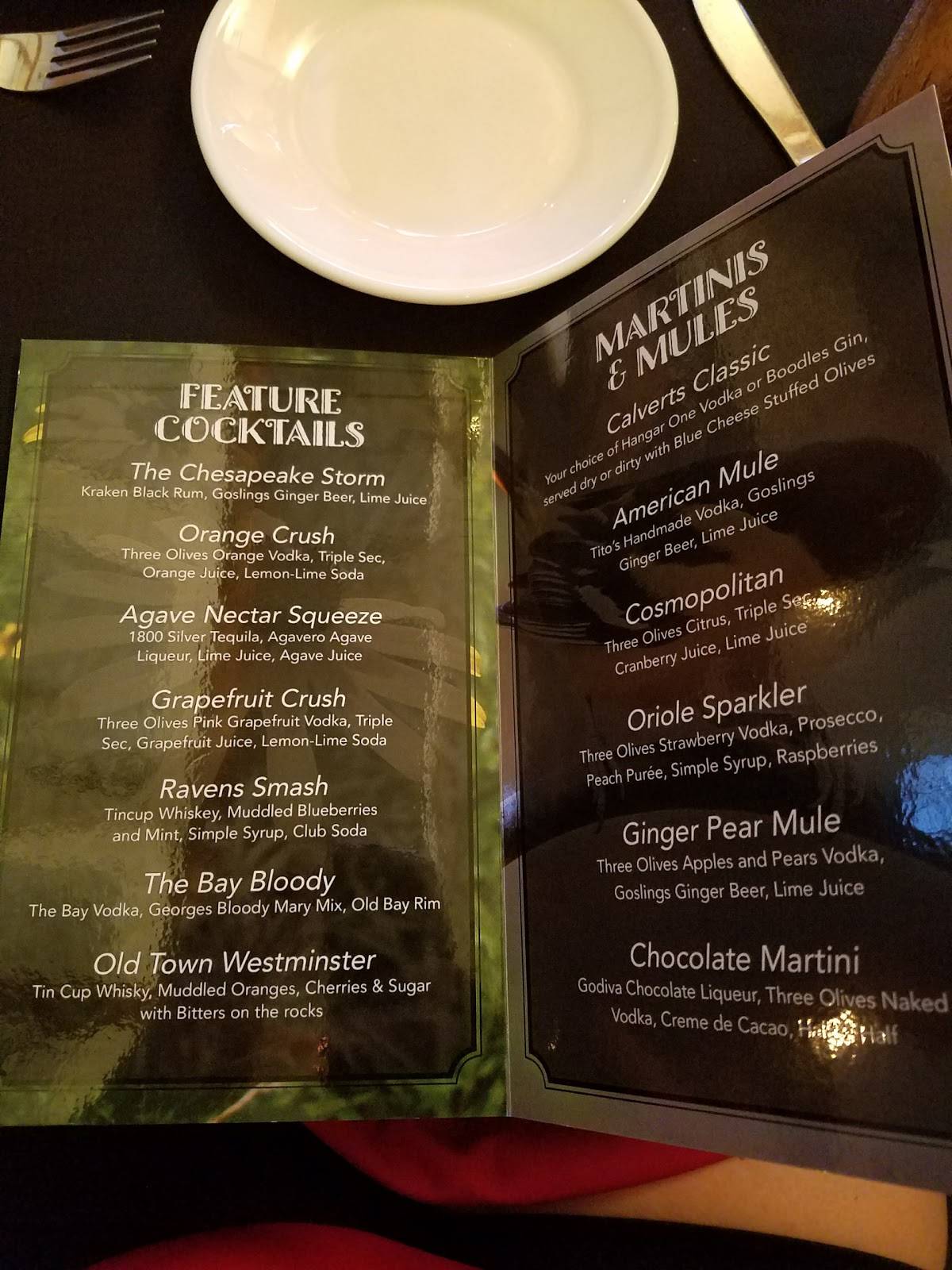 Menu at RockSalt Grille restaurant, Westminster