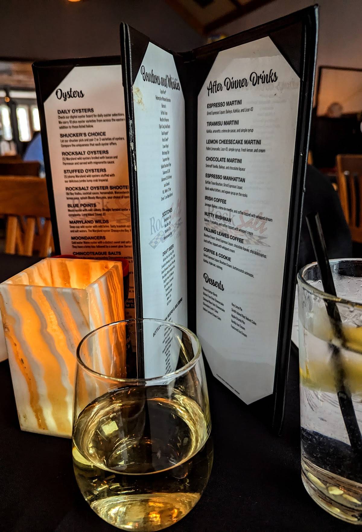 Menu at RockSalt Grille restaurant, Westminster