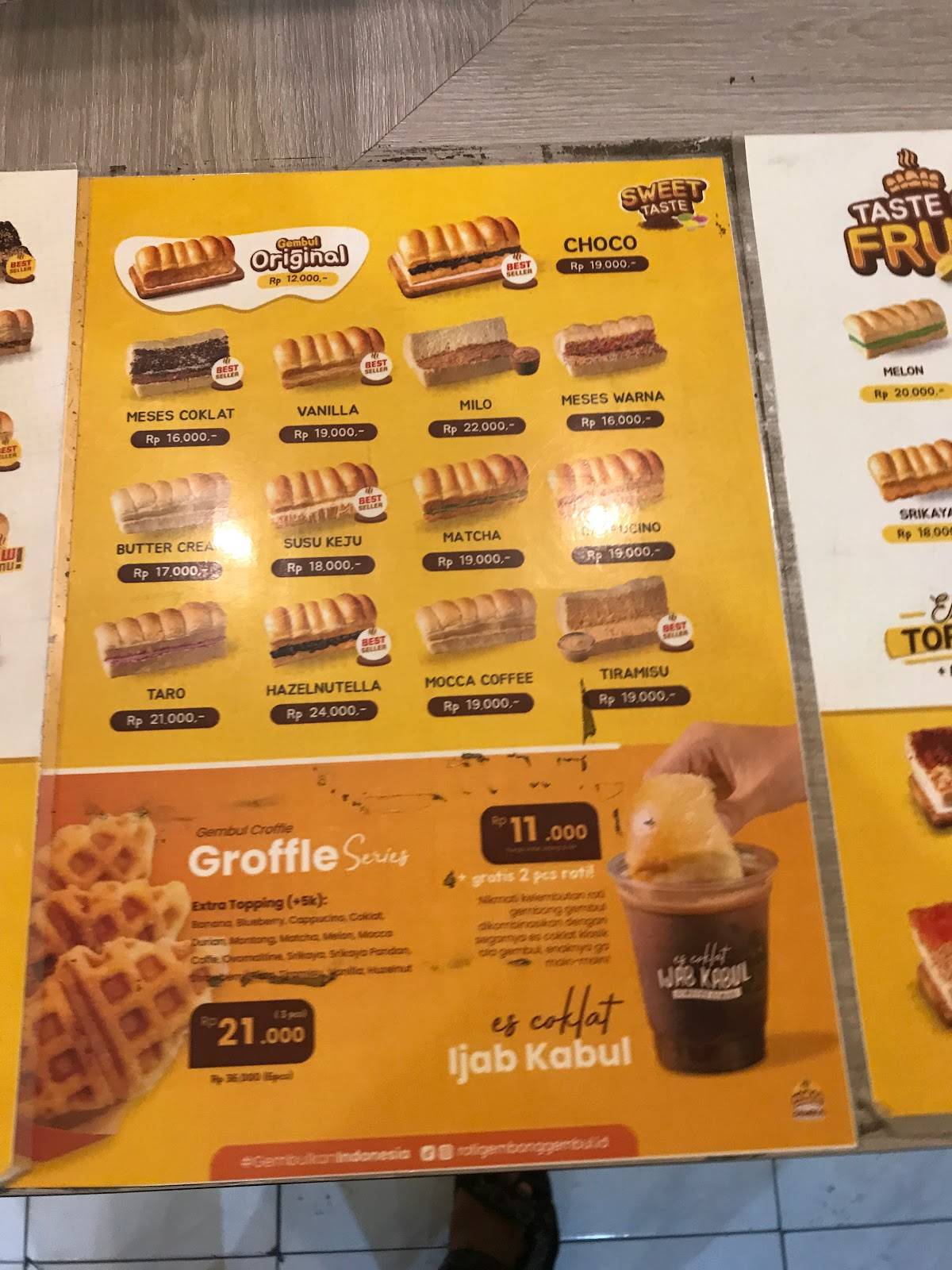 Carta de Roti Gembong Gembul Batu, Batu