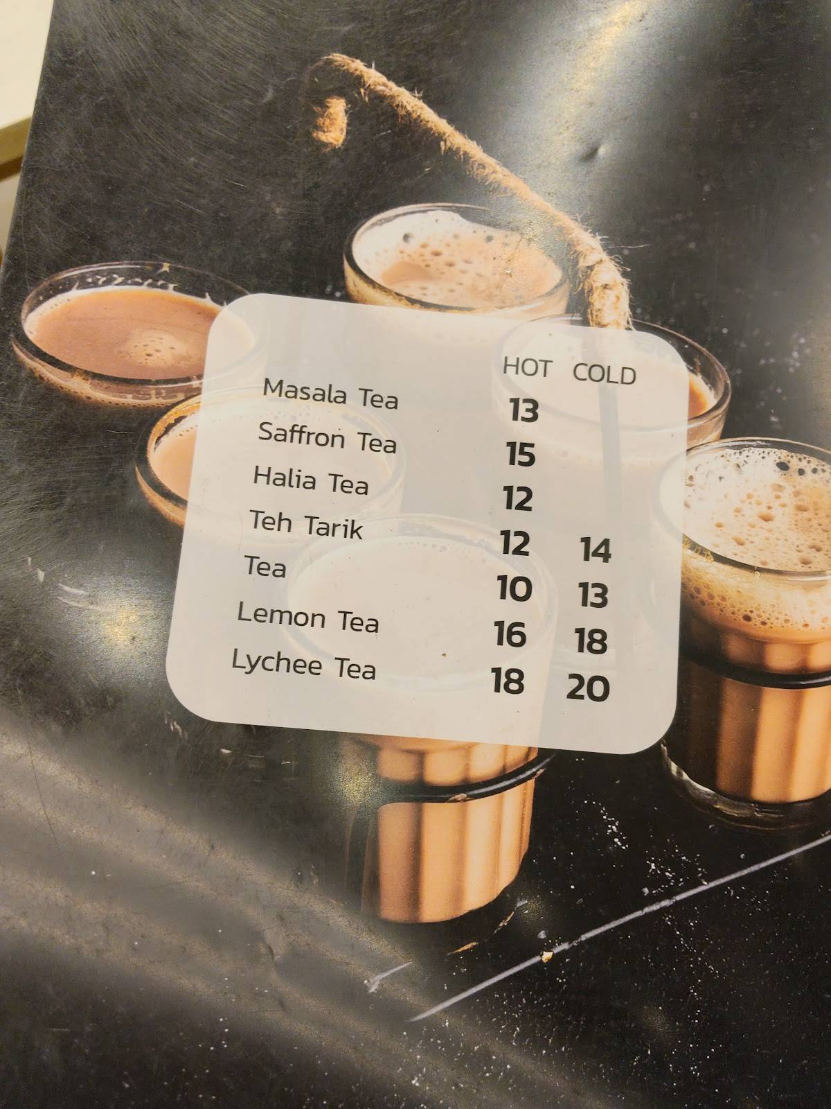 Menu at Royal Martabak Har-Indian Food (Botania) restaurant, Batam