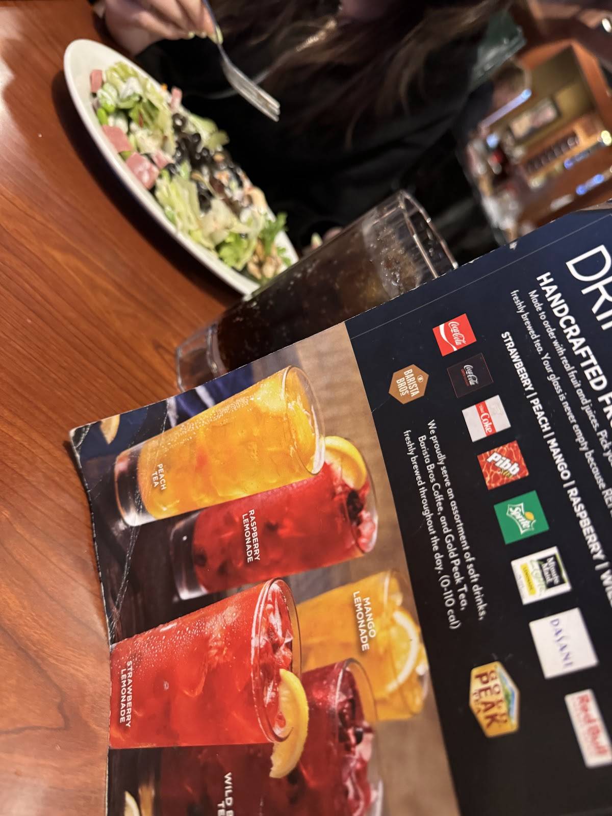 Menu at Ruby Tuesday restaurant, Lincoln, N Hill Rd