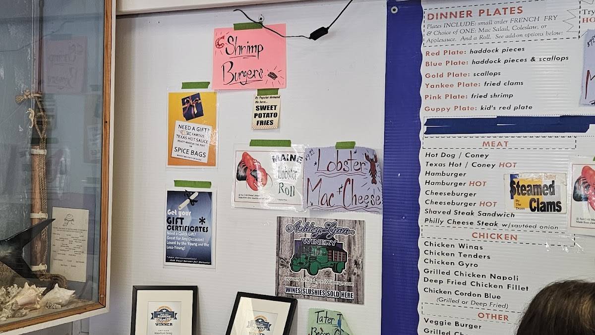 Menu at Rudy's Lakeside Drive-In restaurant, Oswego, 78 Co Rte 89