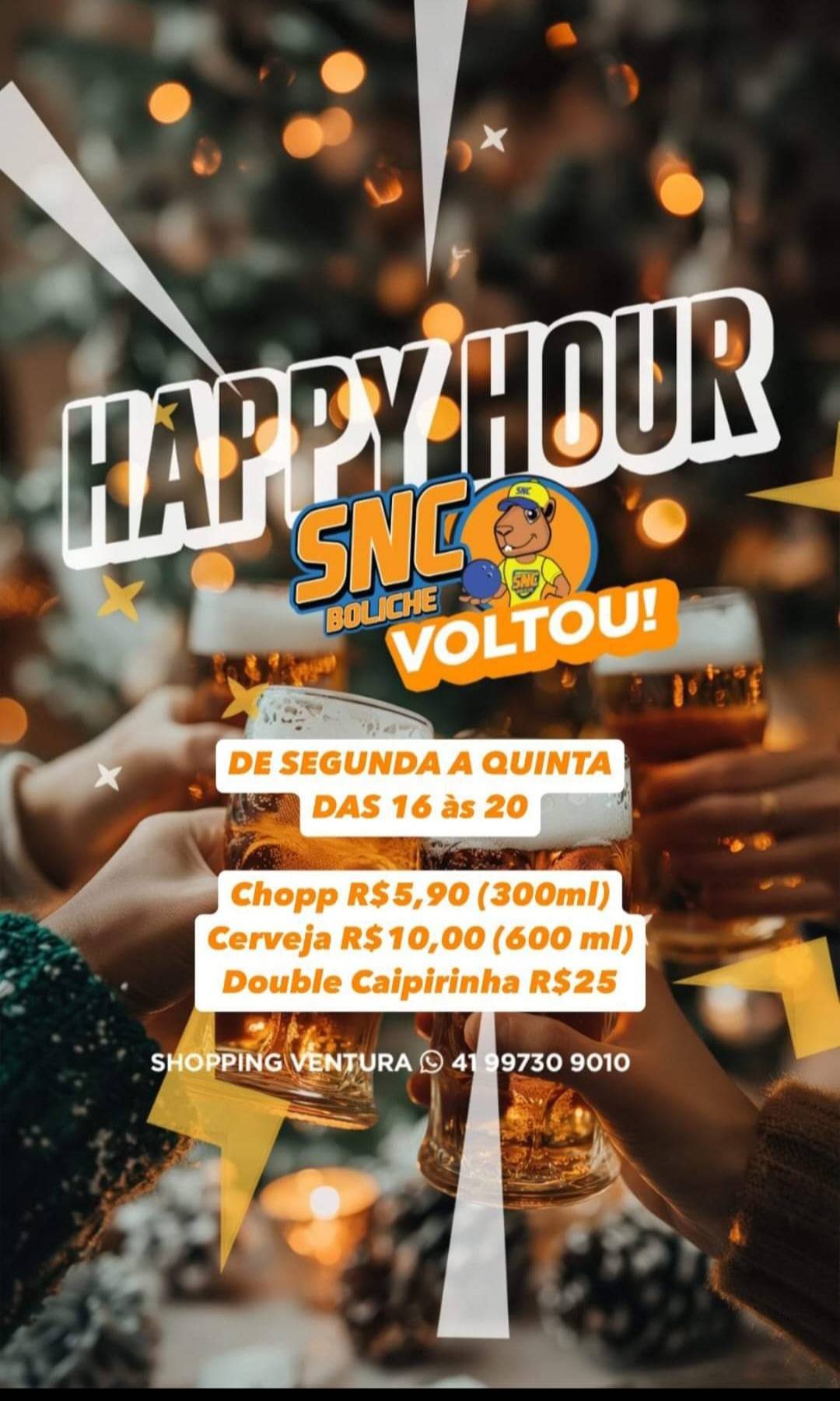 Menu em SNC BOLICHE pub & Bar, Curitiba
