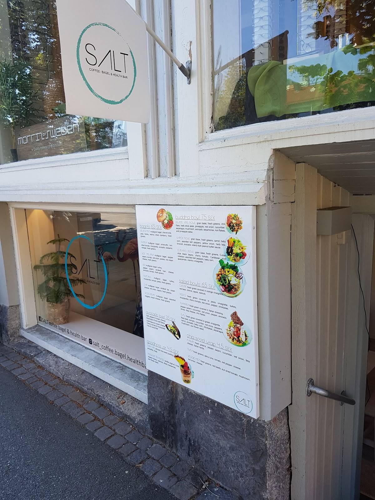 Menu at Salt, Coffee - Bagel & Health Bar, Strömstad