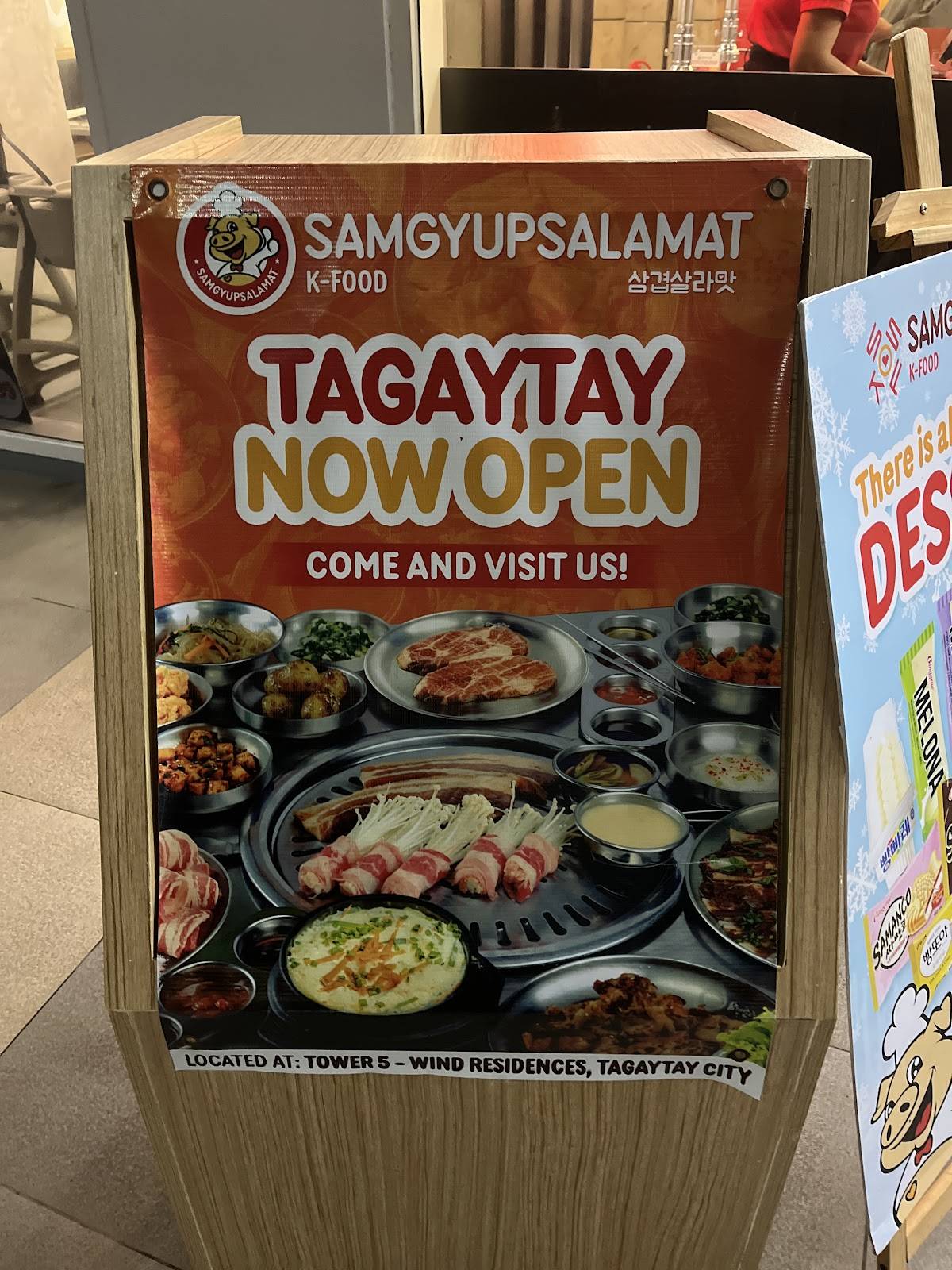 Menu at Samgyupsalamat Wind Residences Tagaytay restaurant, Tagaytay
