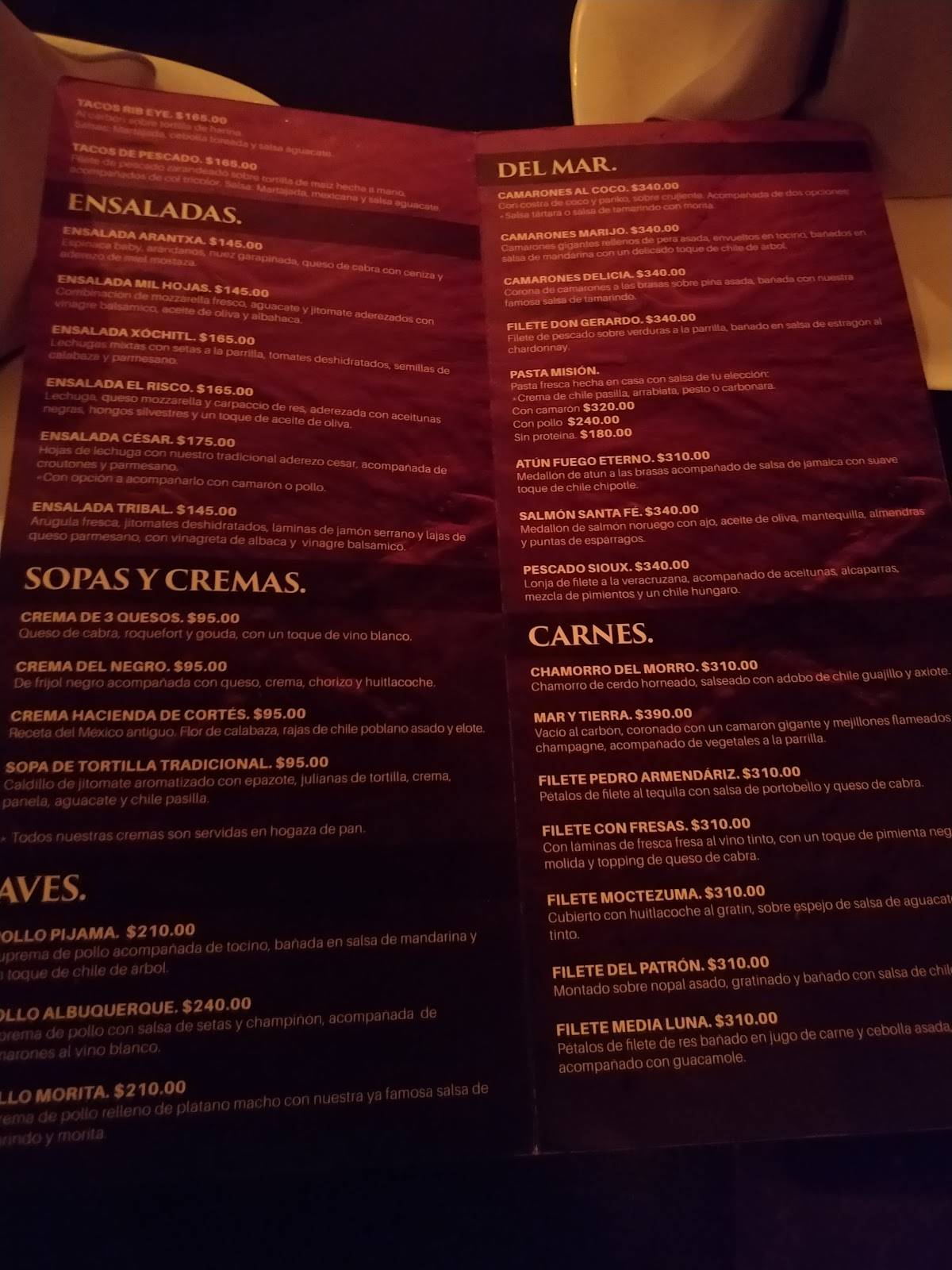 Carta del restaurante Santo Coyote, Guadalajara, C. Miguel Lerdo del ...