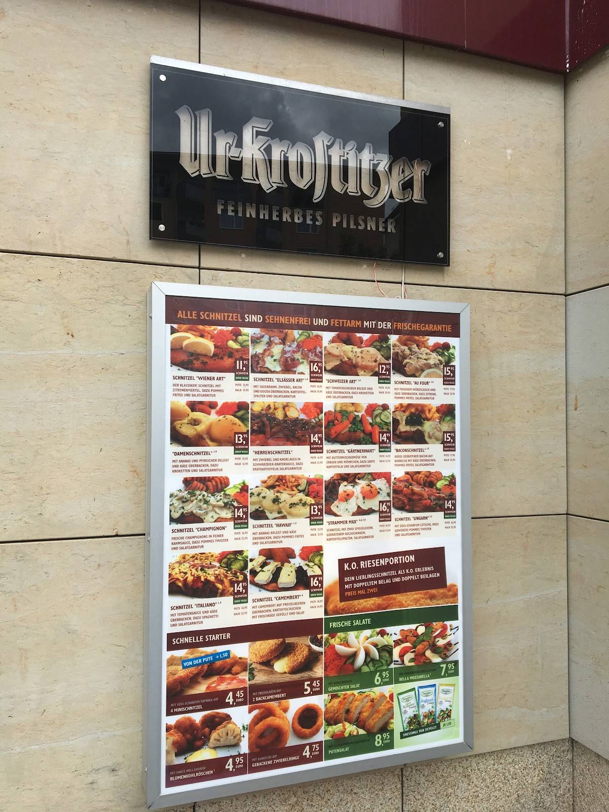 Menu at SCHNIZZ Dresden-Mitte - mein Schnitzelrestaurant, Dresden ...