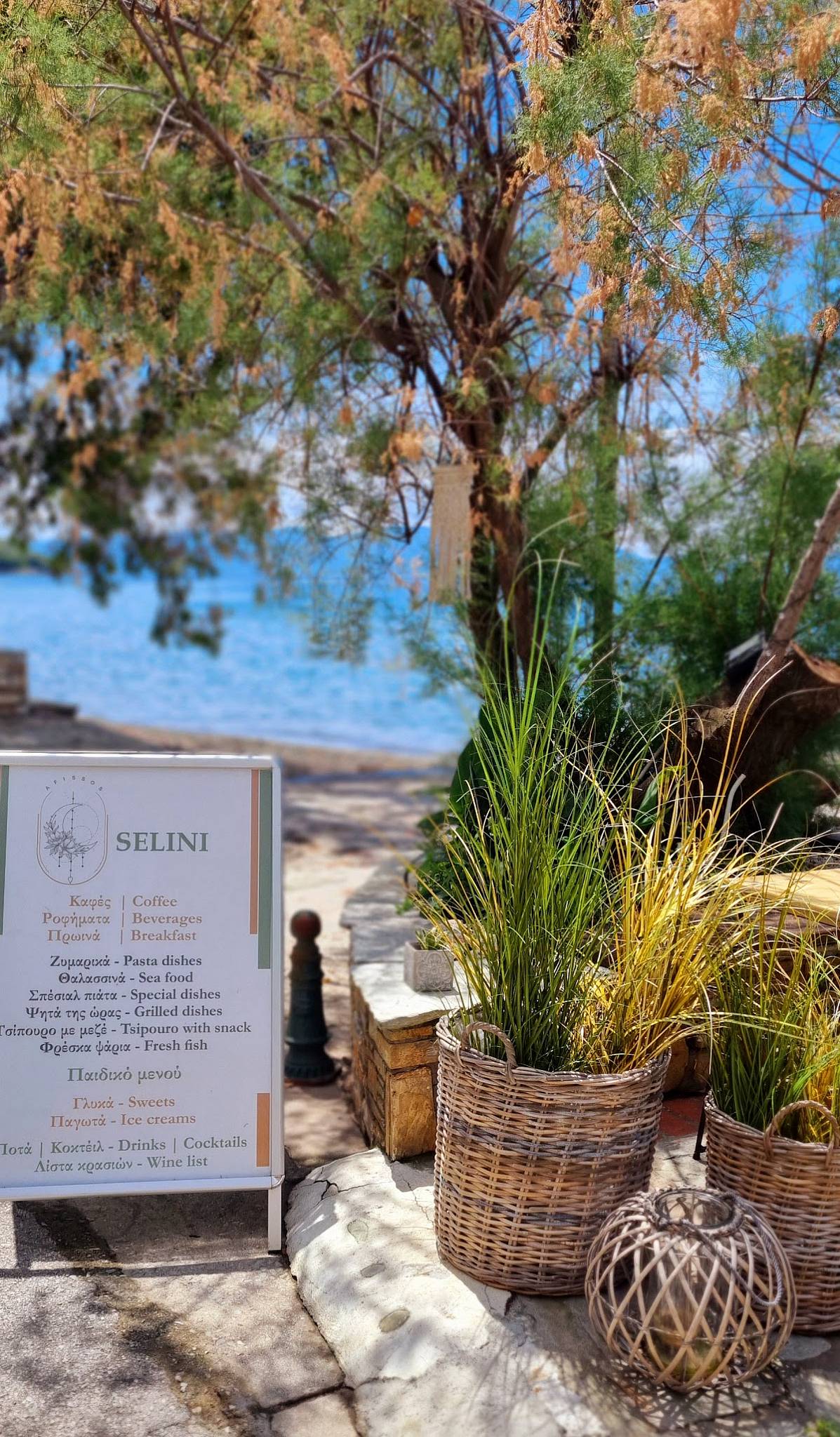 Menu at Selini Restaurant Cafe, Afissos