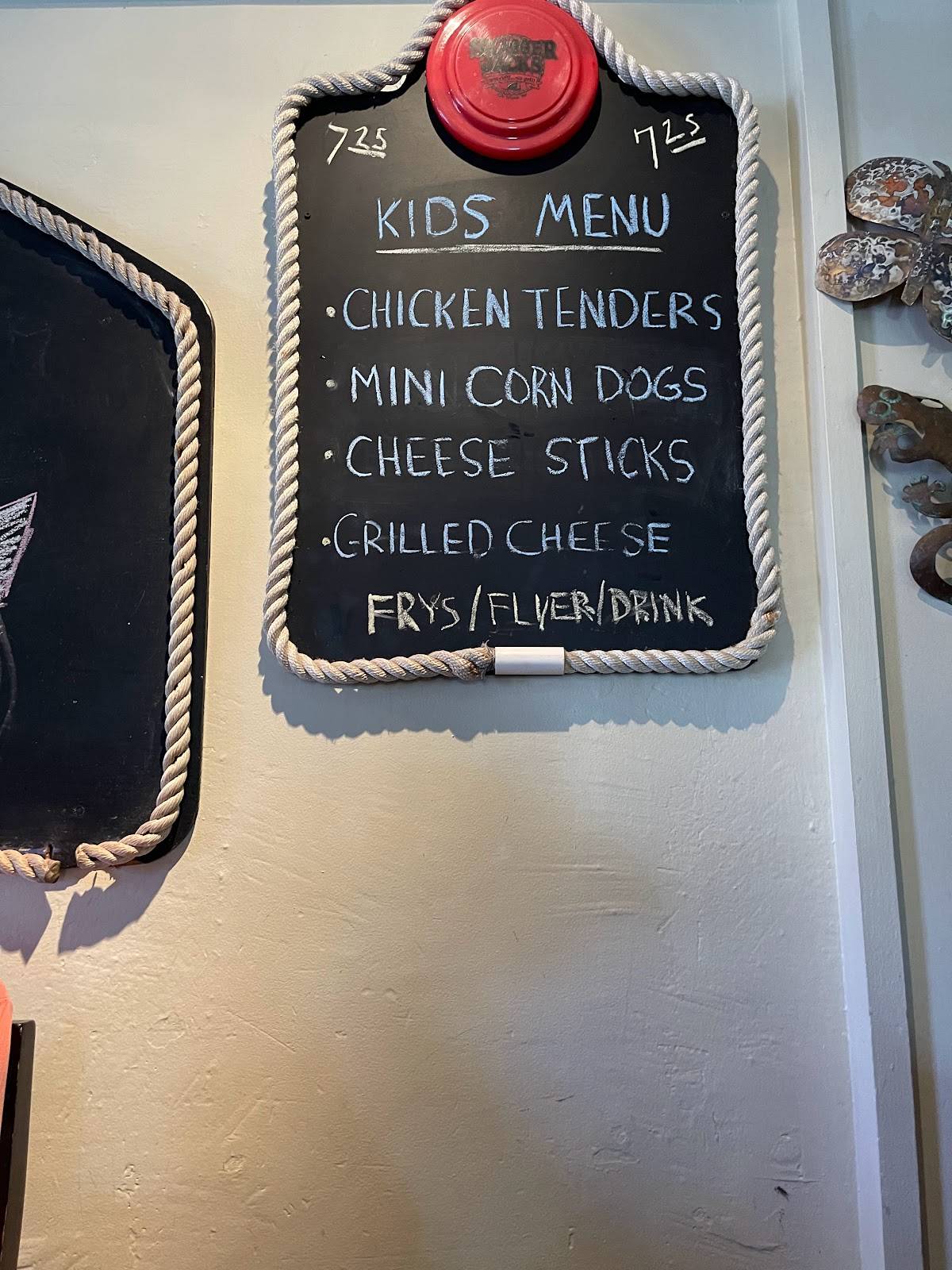 Menu at Shagger Jacks restaurant, Oak Island